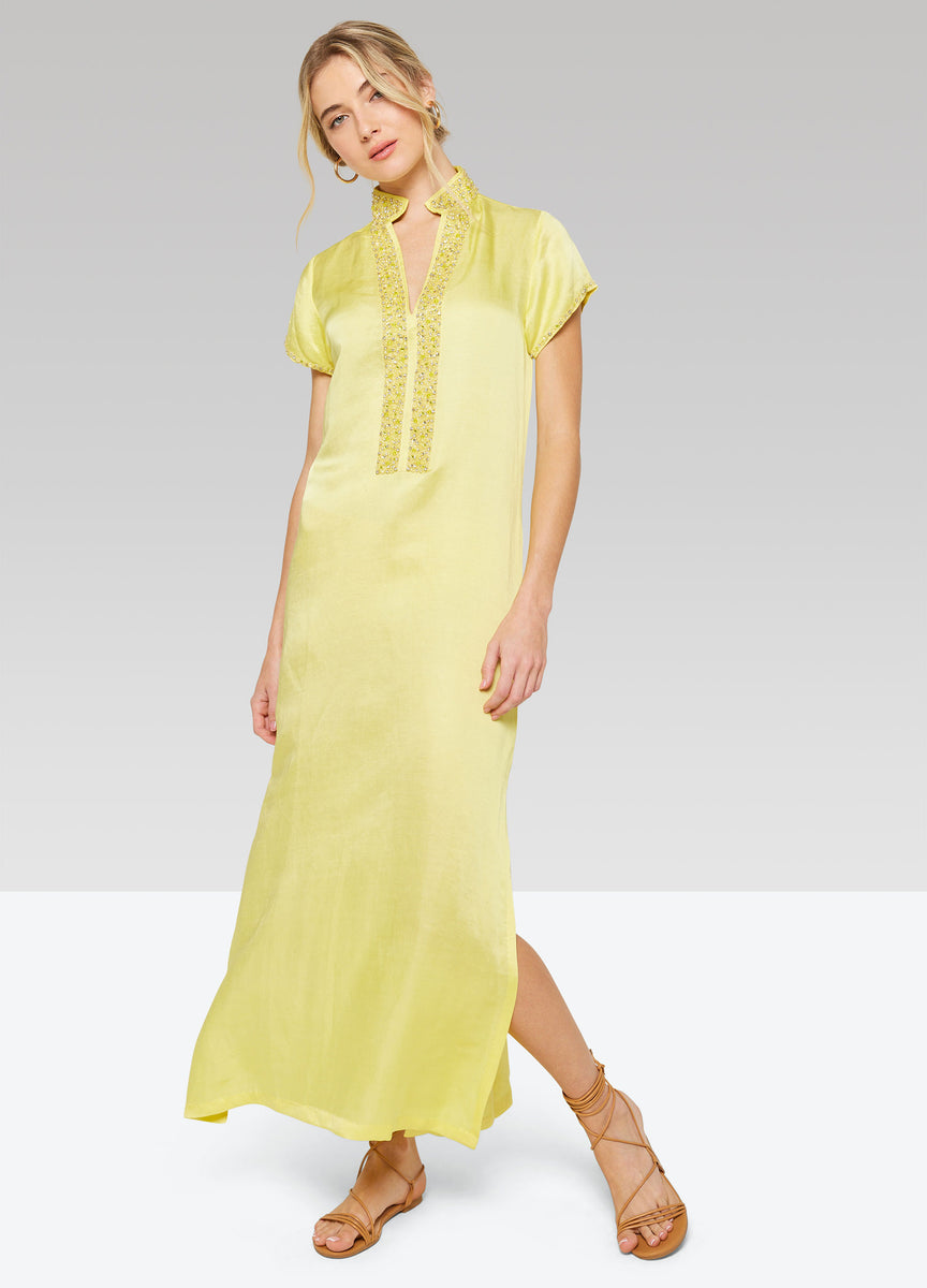 Meg 54" Cap Sleeve Caftan – bella tu