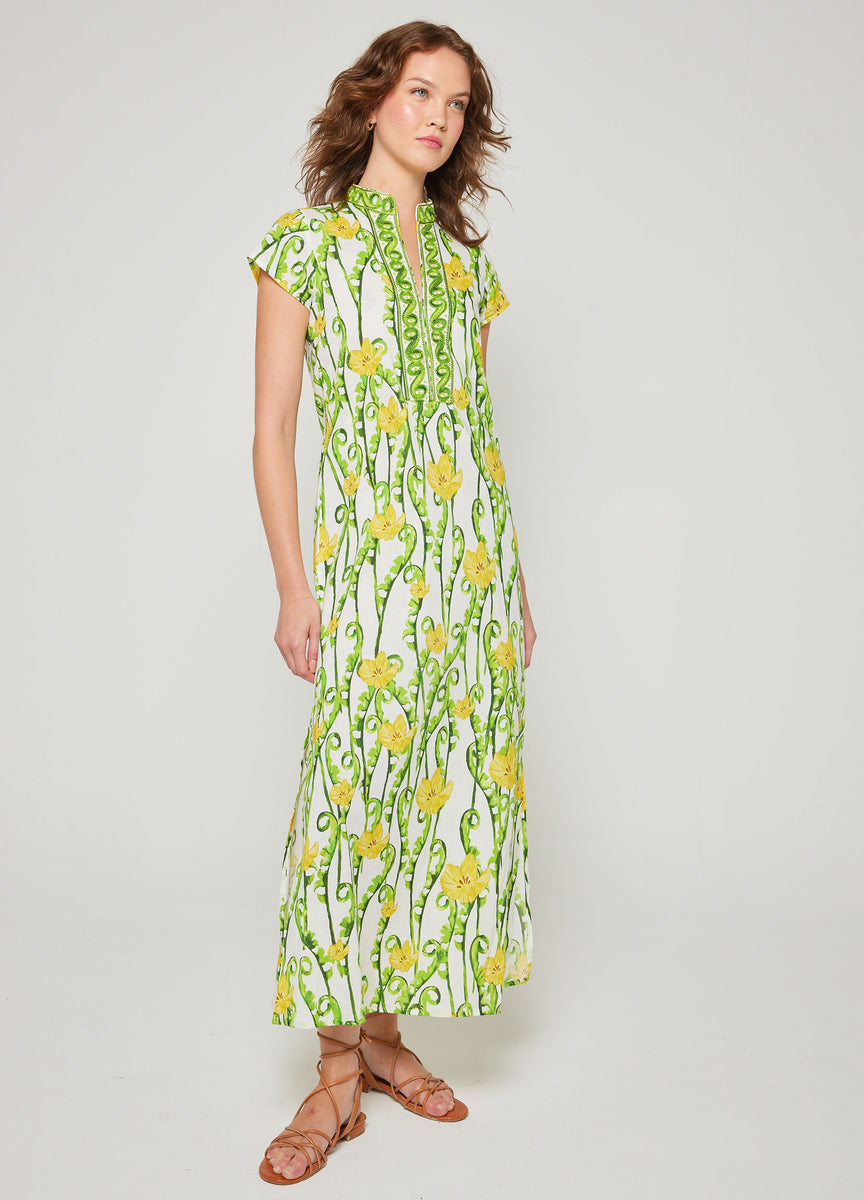 Lana Cap Sleeve Caftan – bella tu